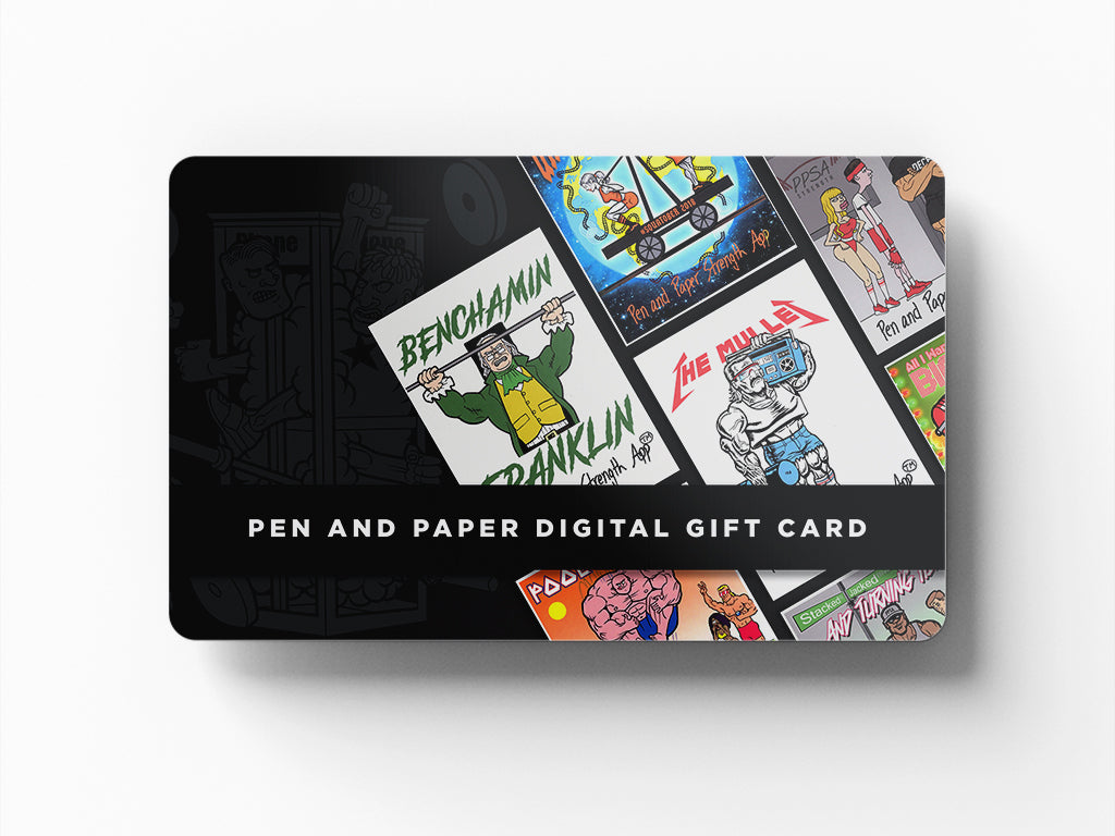 Pen and Paper Digital Gift Card – Pen and Paper Strength App